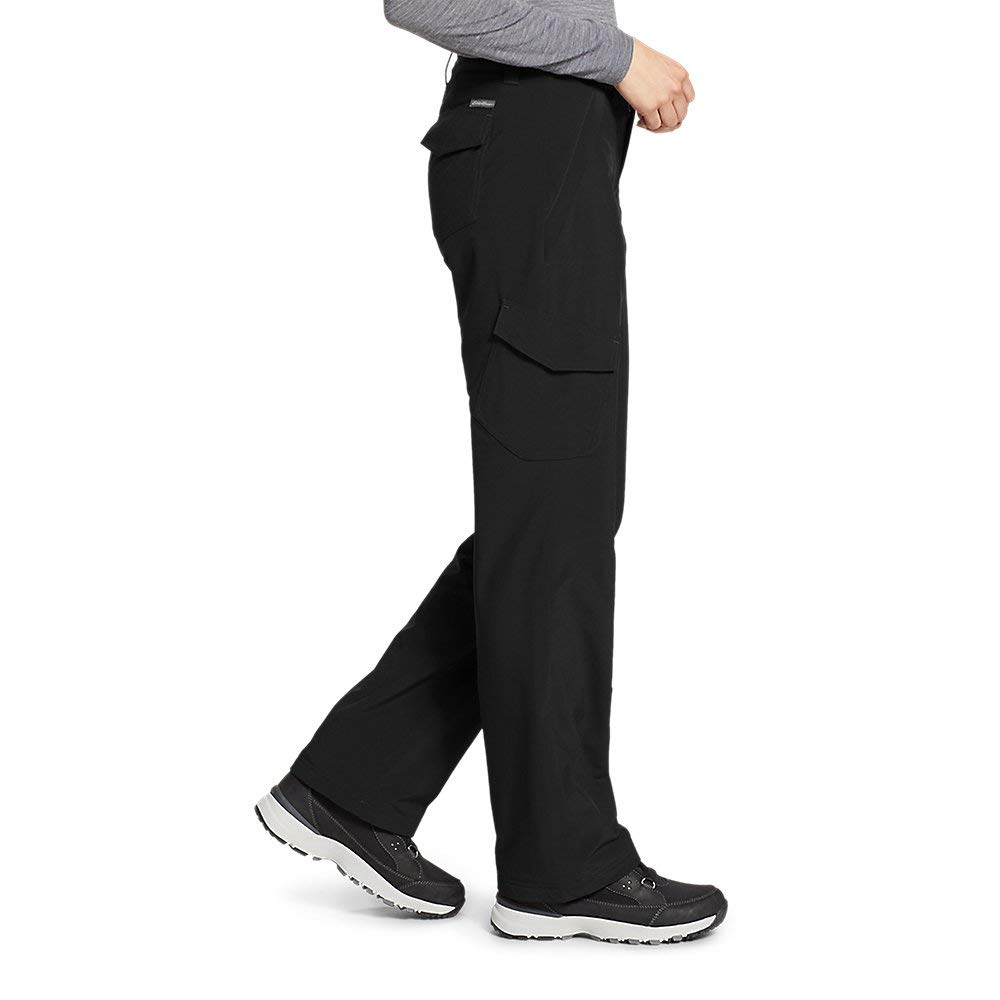 Eddie Bauer Women's Polar Fleece-Lined Pants, Black 10 Regular