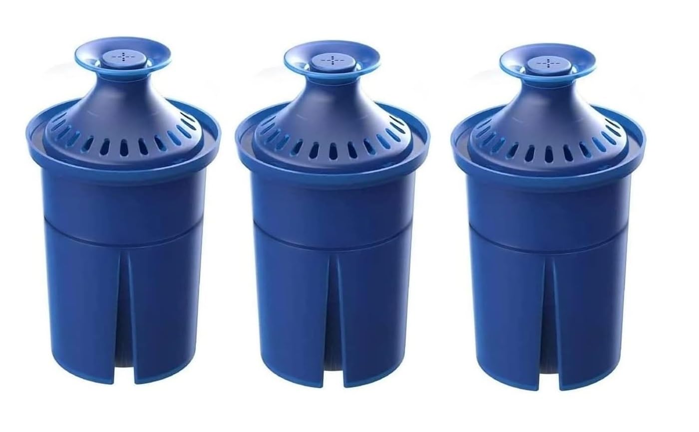 Pitcher Water Filter, Replacement for Brita® Efficient Long-Life Water Filter, Pitchers and Dispensers, Everyday, UltraMax, Metro+, XL and More, Lasts 6 Months, 3 Count