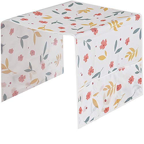 PEVA Waterproof Refrigerator Hanging Bag Microwave Oven Cover with Storage Bag Hanging Fridge Dust Proof Cloth Washing Machine Top Cover 2PCS
