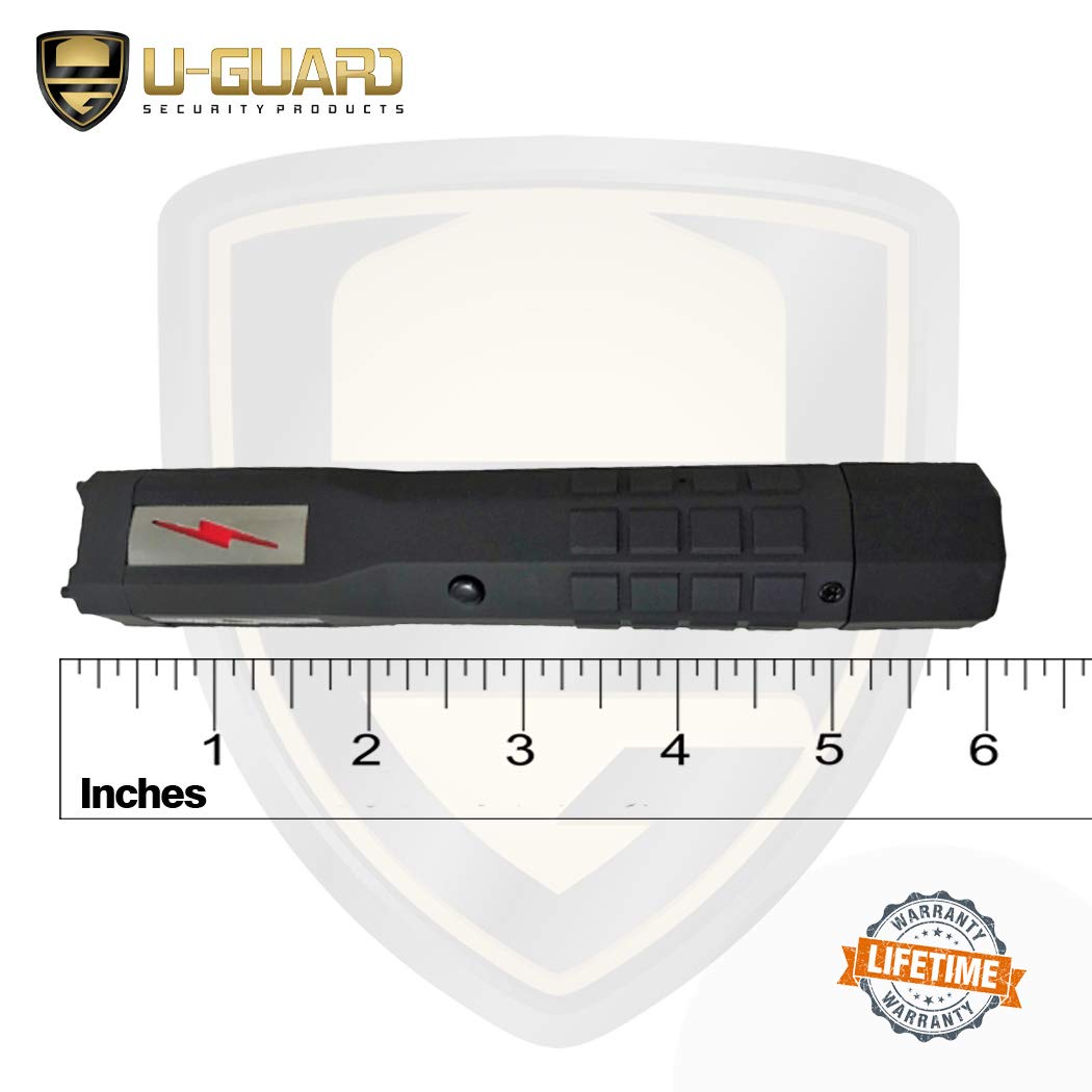 Flashlight Stun Gun Hot Pepper Spray Self Defense Weapons Set High Volt Rechargeable Mini Police Sun Gun Combo With Cree LED Bulb. Best OC Pepper Spray Self-Defense Keychain Security For Women Or Men.