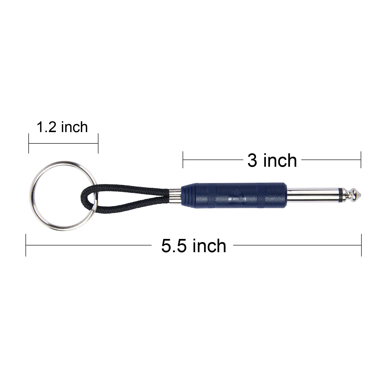Gluutoyashop 4Pcs Guitar Plug Keychain for Marshall amp Key Holder, for Fender Jack Holder,for marshall jack key holder (Dark blue 4Pcs)