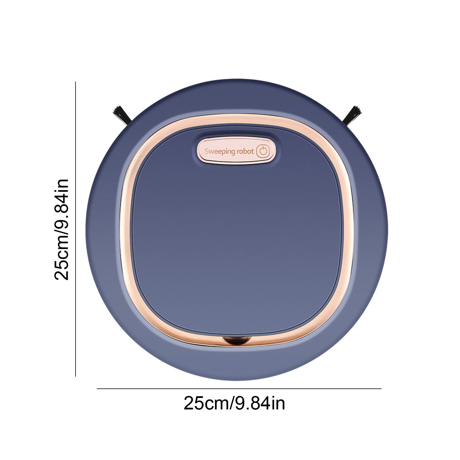LOKOO Vacuum Cleaner Robot,Smart Electric Robotic Vacuuming Sweeper - 3 In1 Mopping System Scheduling for Pet Hair, Hard-Floor and Carpet