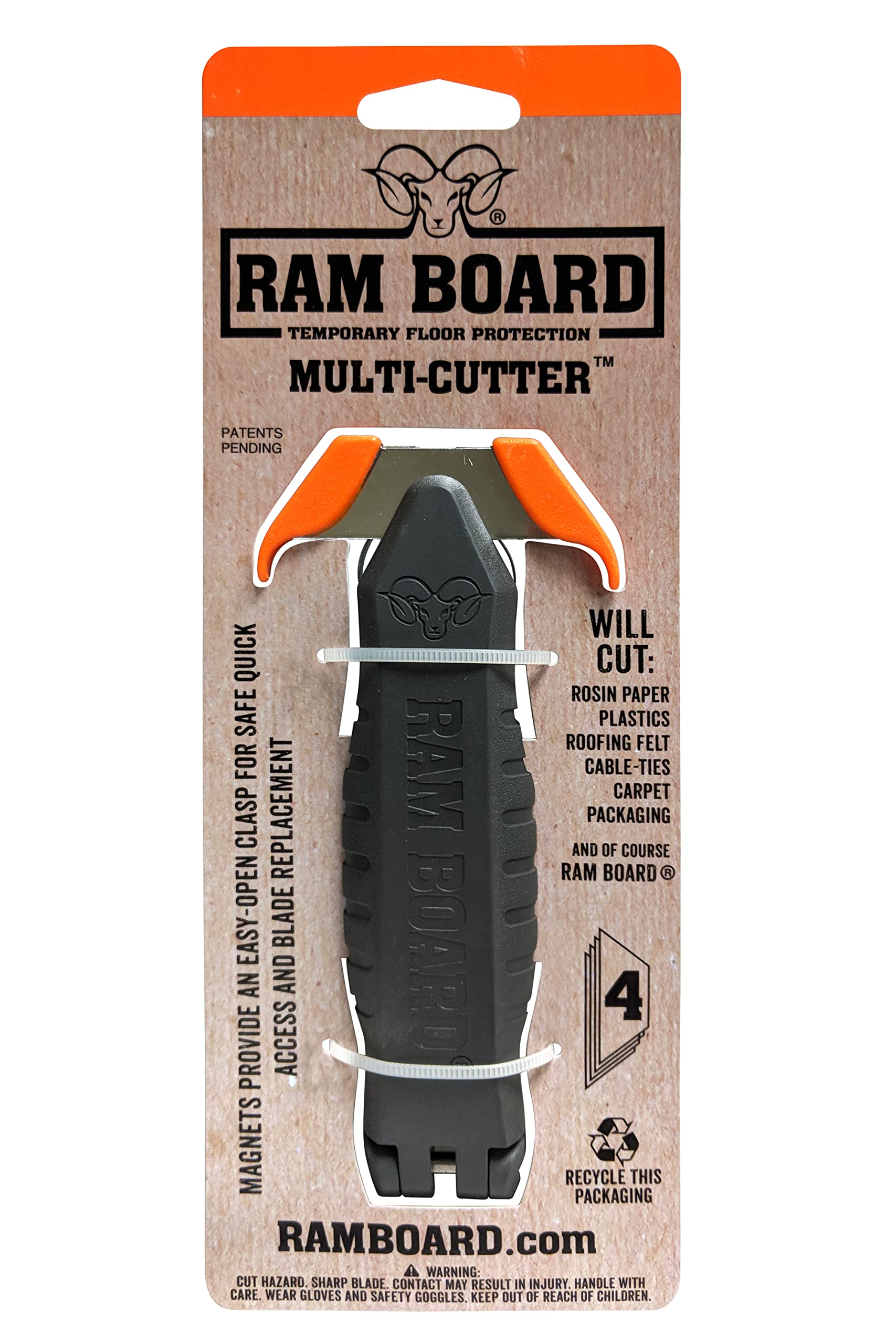 Ram Board Multi-Cutter, Cut Ram Board and Prevent Damaging Floors
