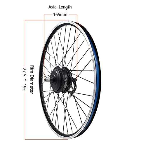 Electric Bike Conversion Kit 27.5 inch 350w 36V Front Wheel Hub Motor for Ebike City