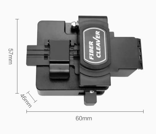 High Precision Optical Fiber Cleaver with 16 Cleaving Spots and 48000 Cleaves, Cable Cutting Knife Fiber Cleaver