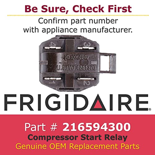 Electrolux 216594300 Frigidaire Start Relay Compressor