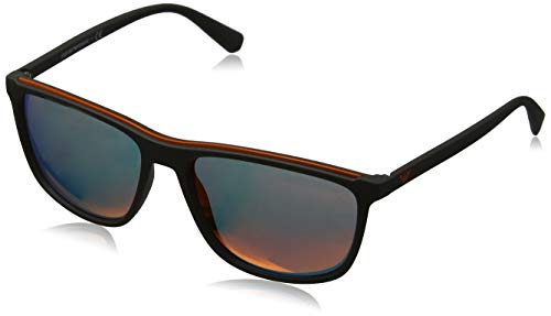Emporio Armani EA4109-56406Q Sunglasses MATTE MUD w/RED MULTILAYER 57mm