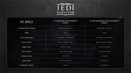 Star Wars Jedi: Survivor Playstation 5 Video Game English EU Version Region Free