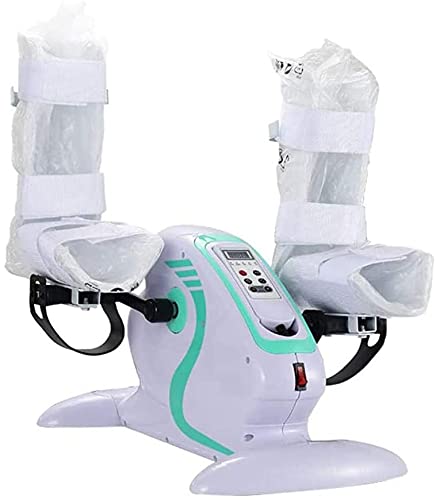 Electronic Fitness Motorized Bike Pedal Exerciser, Fitness Motorized Exercise Bike with Leg Protector Lectric Pedal Exerciser for The Elderly and Seniors Comfort Soft Splint Leg Protectors
