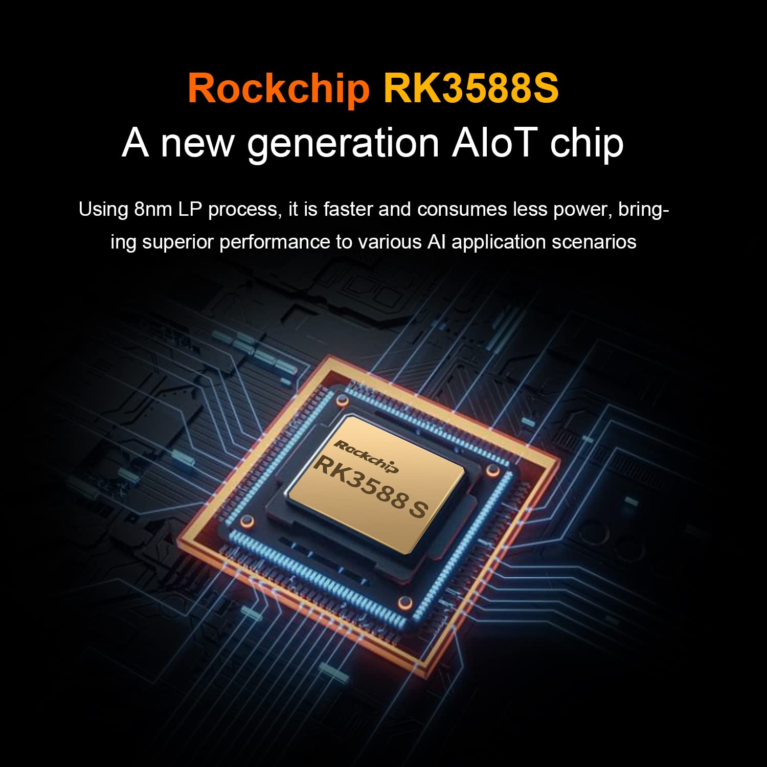 Orange Pi 5 4GB LPDDR4 Rockchip RK3588S Octa-core ARMR 64 Bit 8nm LP Process with QSPI Nor FLASH 16MB, 8K Video Codec Single Board Computer Run Orange Pi OS、Android12 、Debian12etc OS