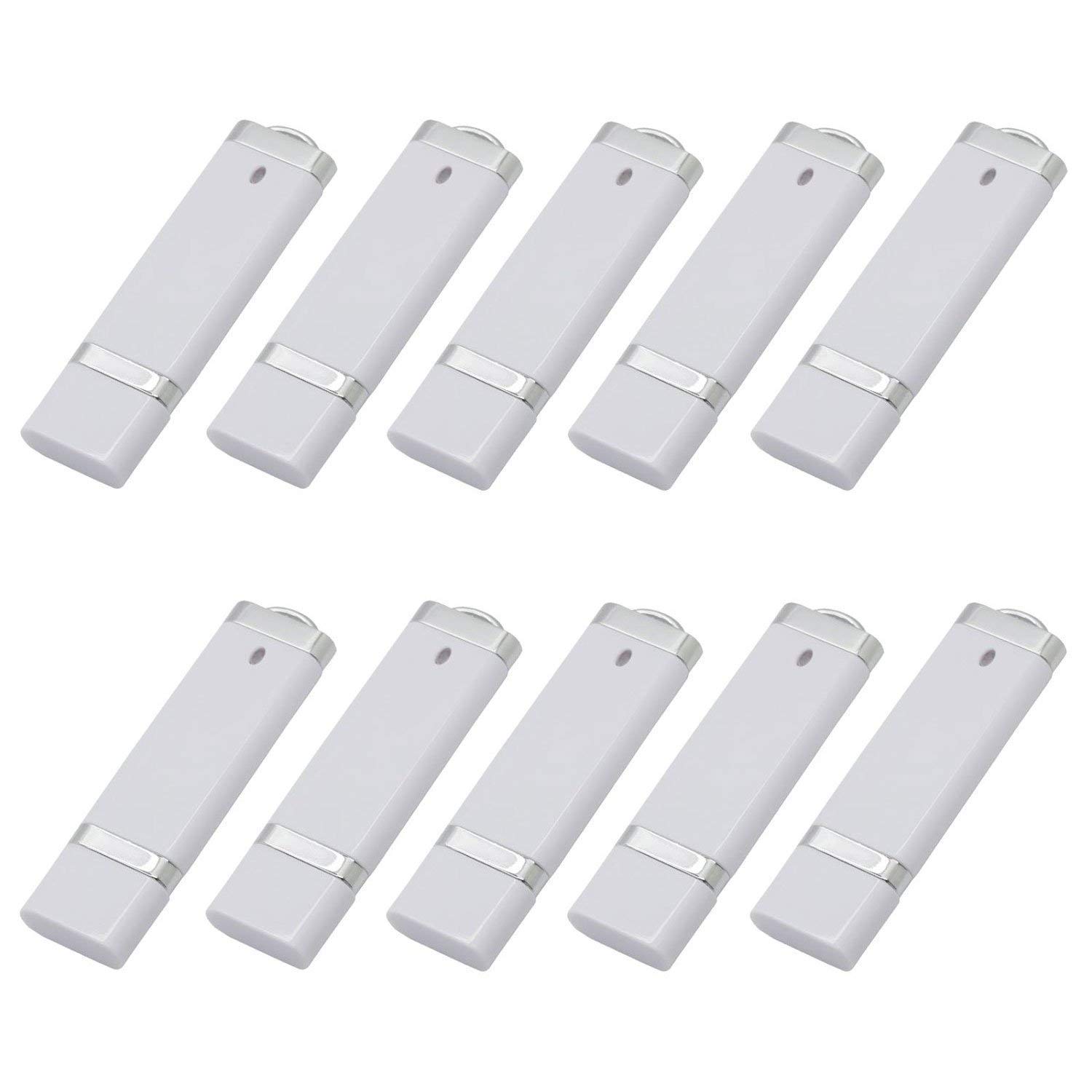 Flash Drive, wellsenn USB Flash Drive 8 GB X 10pack Bulk Memory Stick Jump Drive External Drives USB Stick USB Storage Portable Thumb Drive Pen Drive Pack (8GB10PACK)