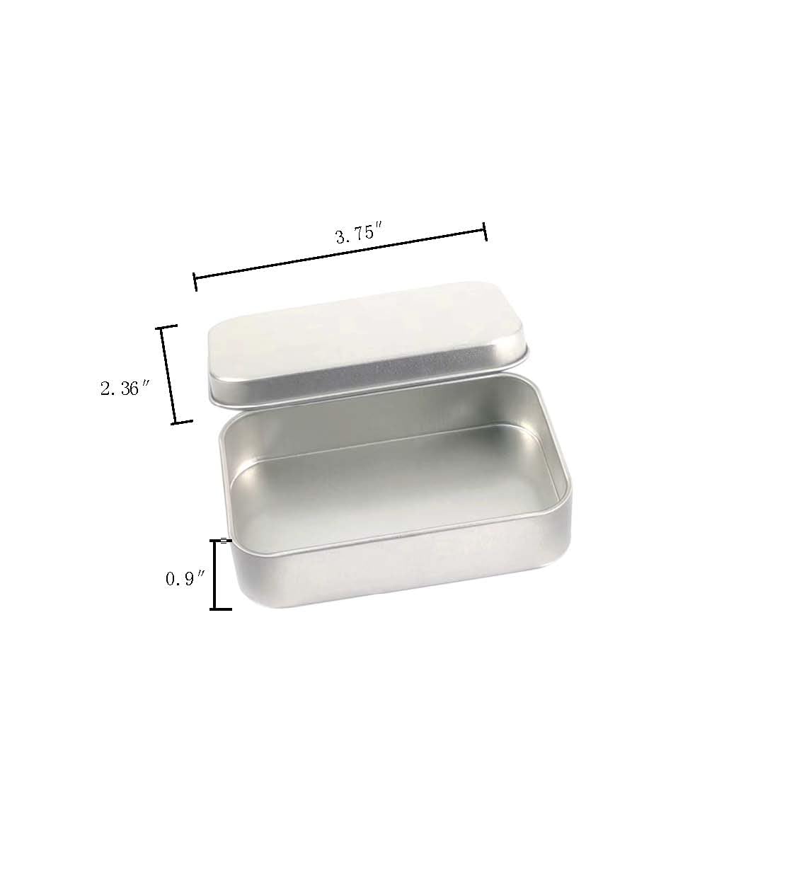 Shirin Packaging Small Tins With Lids Altoid Tins Empty Mint Containers Steel Metal Hinged Tin Box Lids for Storage Small Tin Pocket Tin Box 40/1