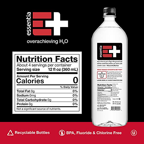 Essentia Water Alkaline LLC Essentia Water, 1.5-Liter Bottles, 12 Pack