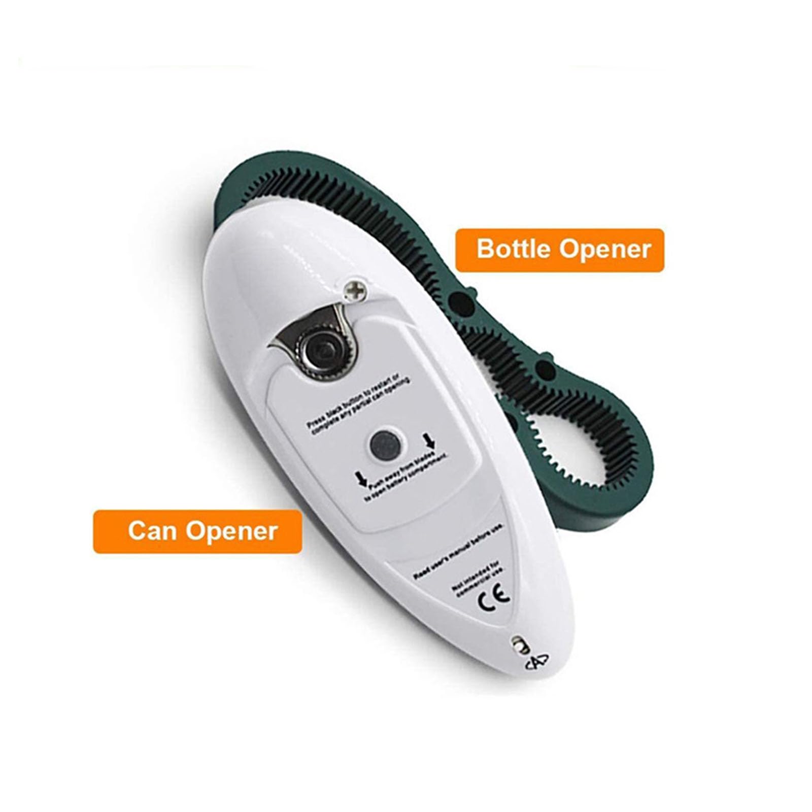 Electric Can Opener Automatic Cordless Tin Opener One Touch Electronic Tin Opener Safe Smooth No Sharp Edges Can Opener Almost Size Can for Arthritic Hands and Chef's (Black)