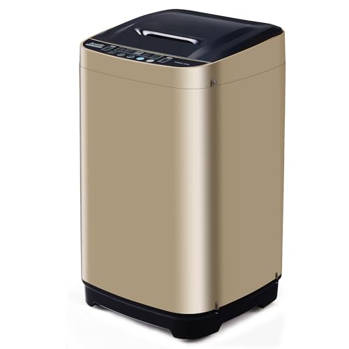 Portable Washing Machine,15.6 LBS Full-Automatic Washer and Dryer Combo,Compact Laundry Washing Machine with Drain Pump,10 Wash Program & 8 Water Level,Low Noise for Apartment Dorm RV Household