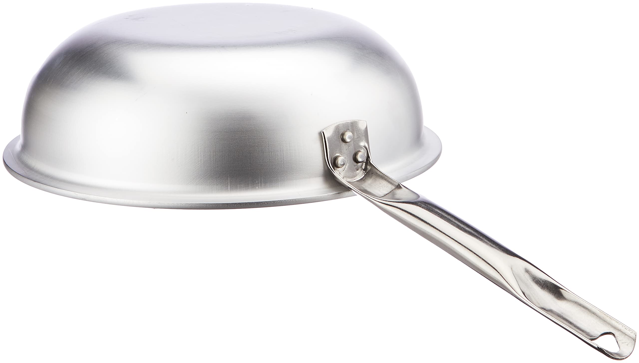 Pentole Agnelli Professional Aluminum Line Mantecare Frying Pan 5 mm Radiant, 28 cm, Silver
