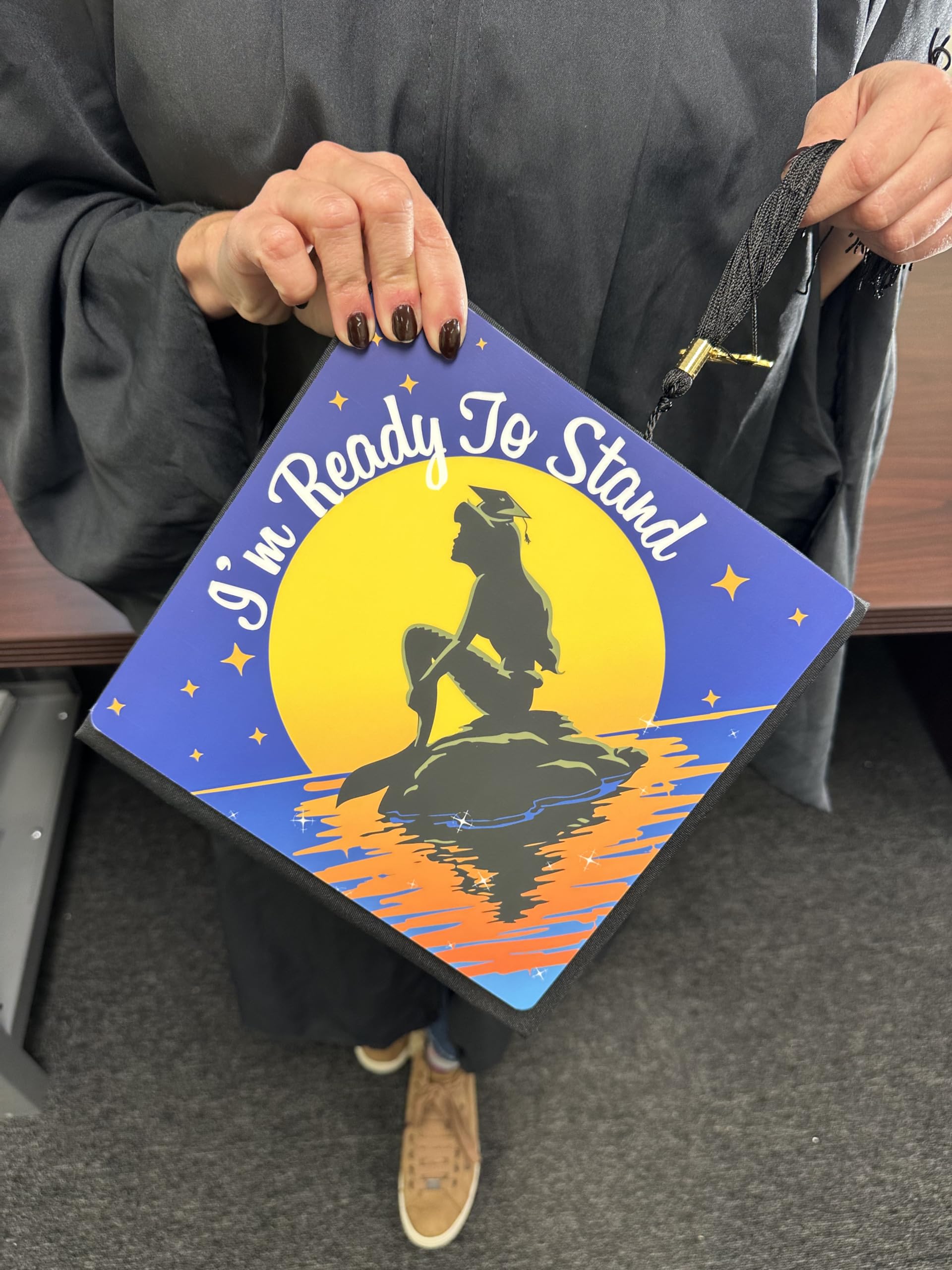 Tassel Toppers Little Mermaid - Grad Cap Decorated Grad Caps