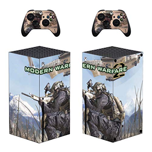 FELIPE SEIJI KUBA Xbox Series X Skin Set Vinyl Decal Skin Stickers Protective for Xbox Series X Console Kinect 2 Controllers - FPS GAME SERIES