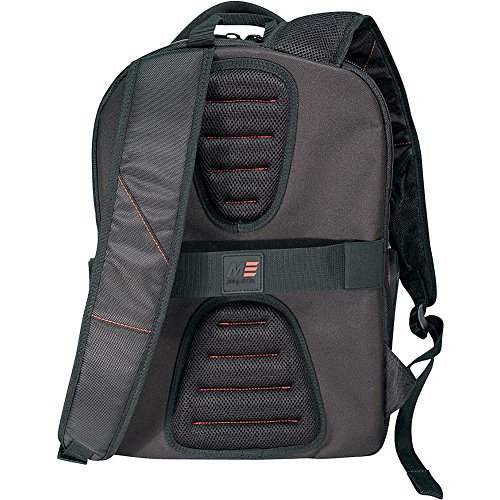 Mobile Edge Professional Laptop Backpack 16 Inch PC, 17 Inch Mac, Checkpoint Friendly, Adjustable Laptop Section, Padded Shoulder Straps, Trolley Strap, Black, Men, Business, MEPBP1