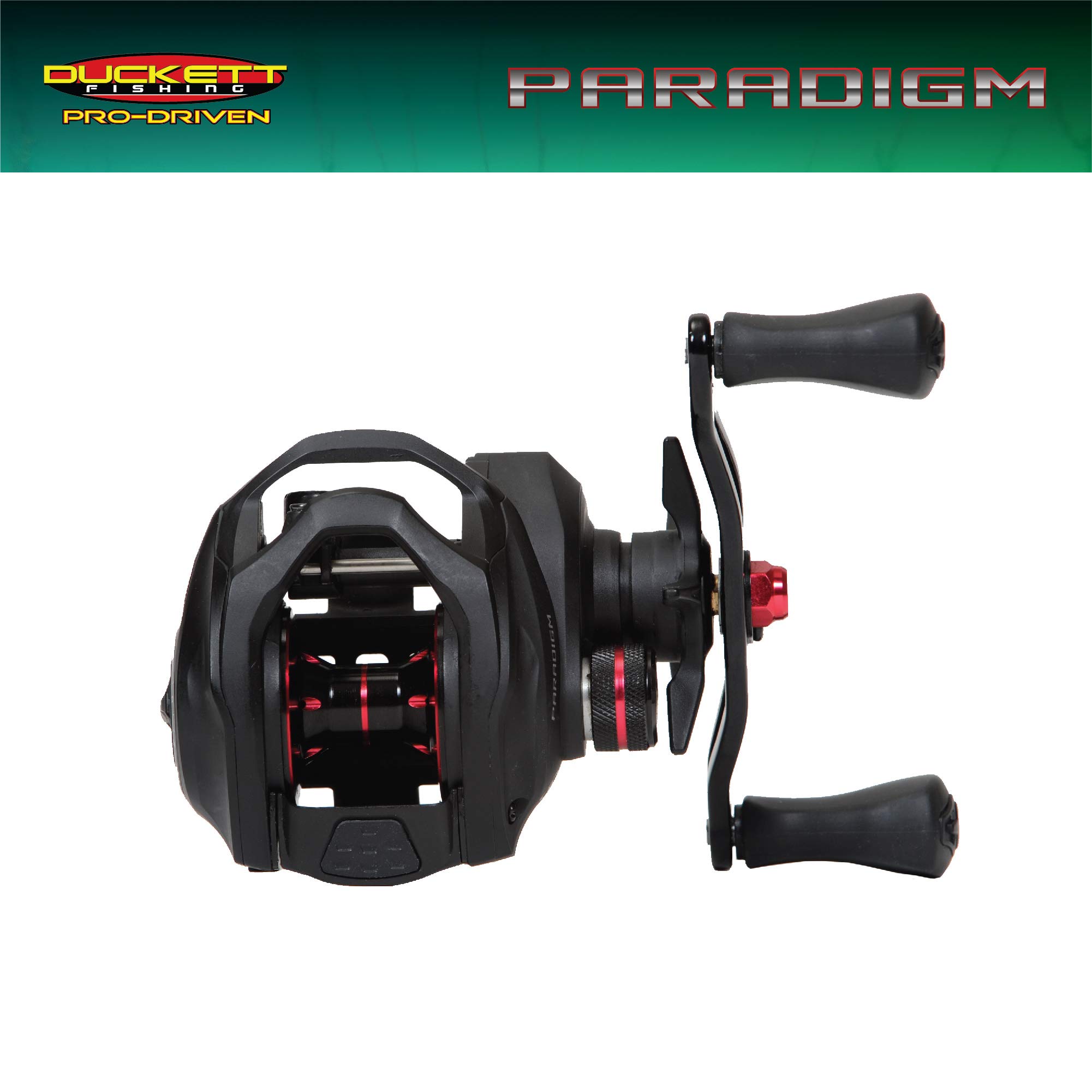 DUCKETT FISHING Paradigm CRI 200 Series Right Hand 6.8:1 8bb Baitcaster High Tech Aluminum Fishing Casting Reels