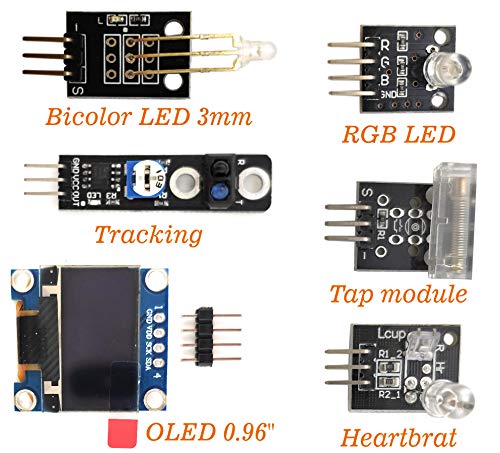 DEYUE 38 in 1 Sensor Module kit for Arduino Rapsberry Pi Project