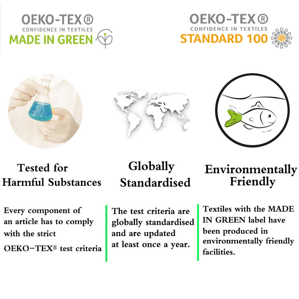 ELINEN King Percale Bed Sheets, 200 Thread Count Cotton Polyester Blend Sheet Set,Wrinkle Free,Breathable,Crisp Refreshing Feeling, 60 Cotton 40 Polyester Cotton Rich Sheets 4 PC(Green Frond,King)