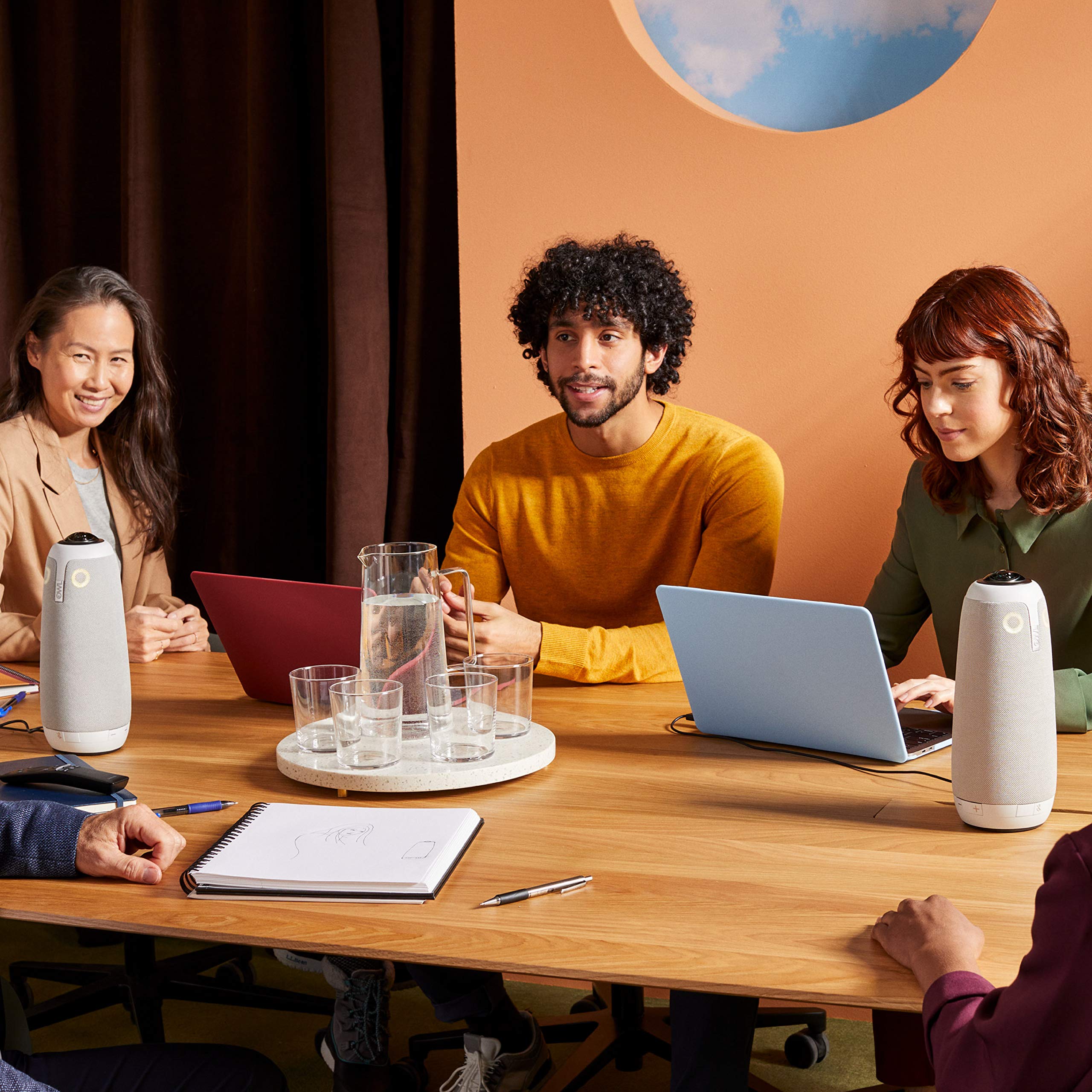 Meeting Owl 3 Premium Pack: 360-Degree, 1080p HD Smart Video Conference Camera, Microphone, and Speaker (Automatic Speaker Focus & Smart Zooming and Noise Equalizing)