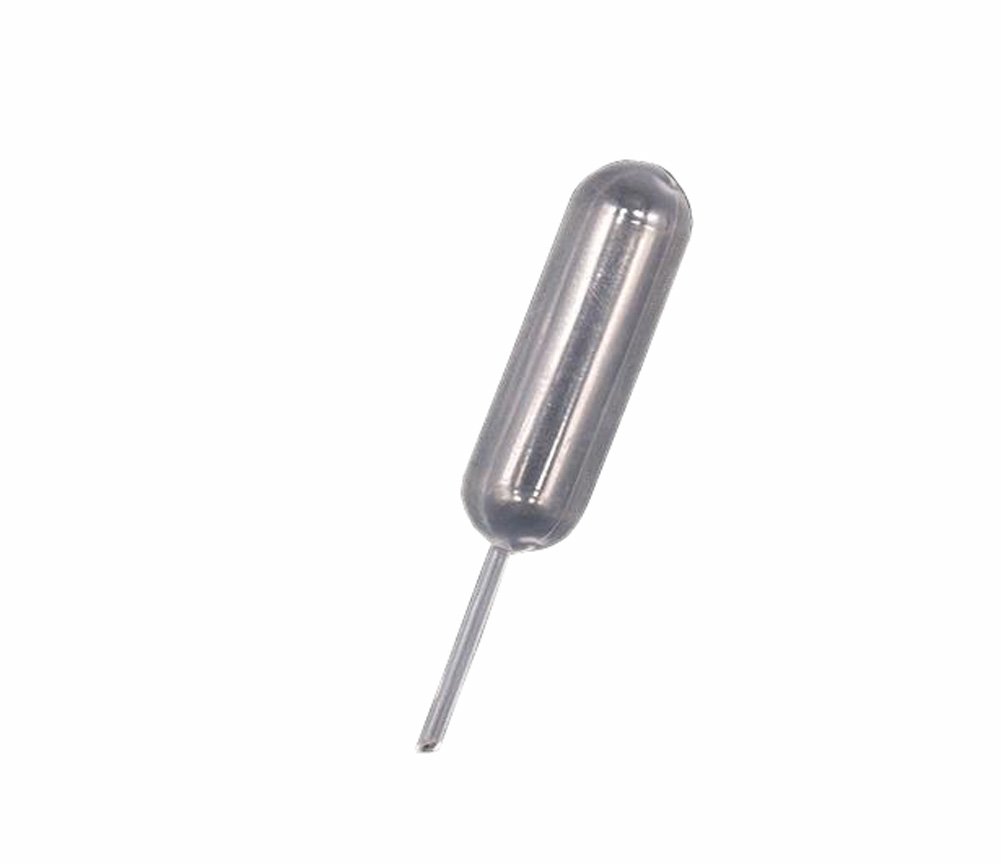 Rimandy 100 Pcs Mini Clear 4ml Plastic Transfer Pipettes Food Cupcake Squeeze Dropper Liquid Dropper Pipettes