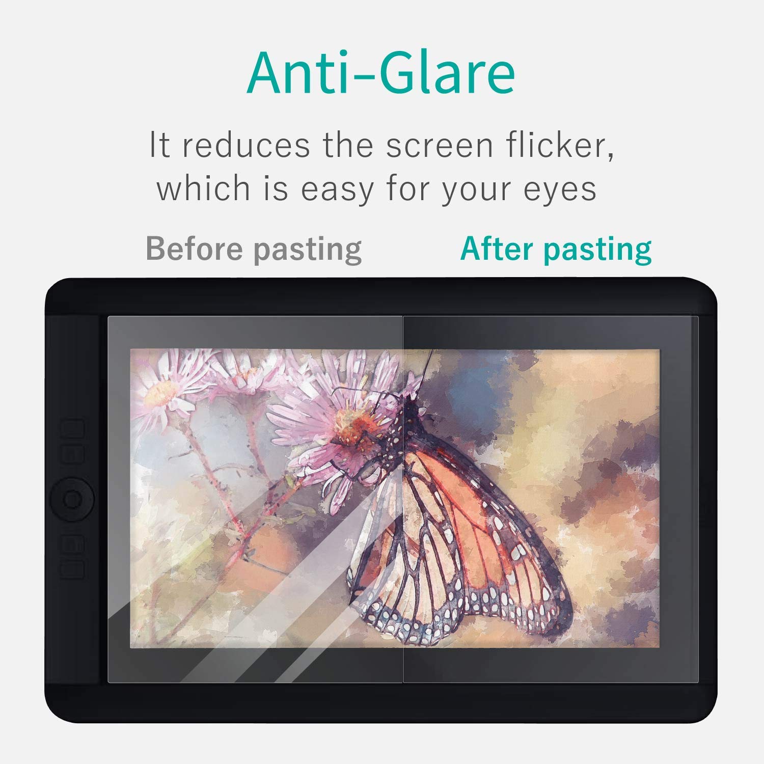 ELECOM Screen Protector Compatible with Wacom Cintiq 13 HD/HD Touch/Cintiq Companion 2 / High Definition, Anti-Glare/TB-WC13FLFAHD