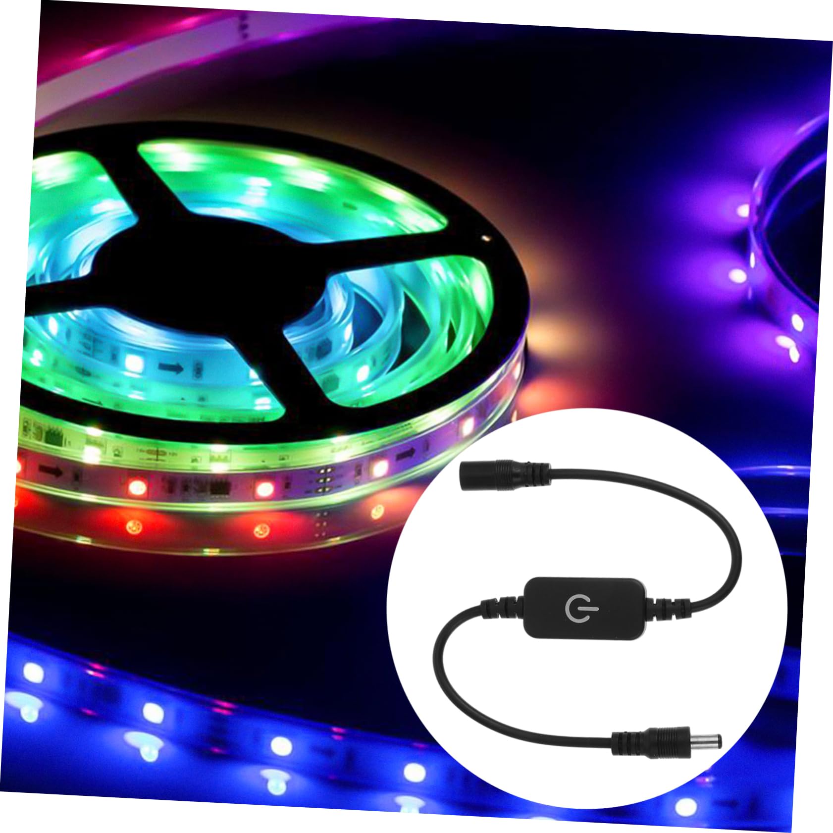 DOITOOL 1pc Light Strip Dimmer Led Light Controller Led Strip Touch Led Rope Light Dimmer Rigid Bar Smart Useful Dimmer Desk Lamp Plastic Dc Modulator