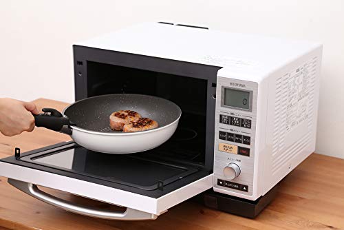 Iris Frying pan [1] White/Marble 6-Point Diamond-Coated Bread Set IH corresponding ISN-SE6