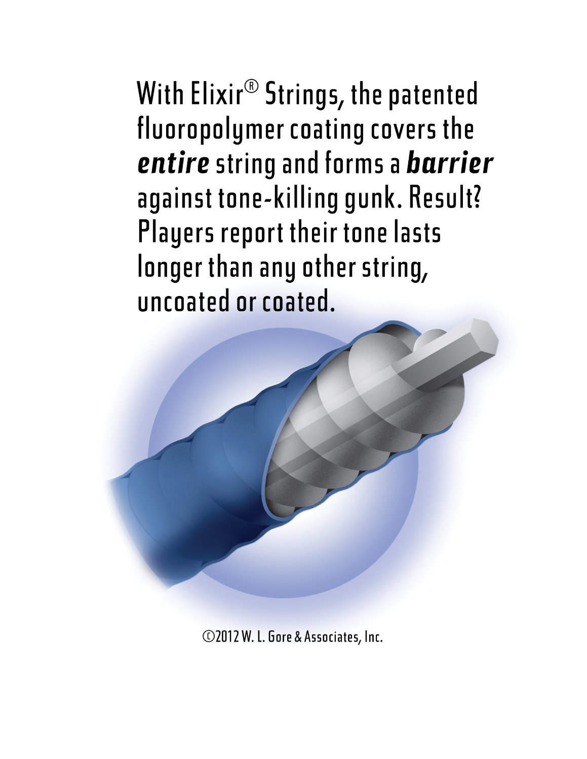 Elixir 11052 Nanoweb Acoustic Guitar Strings Set (6-Strings)