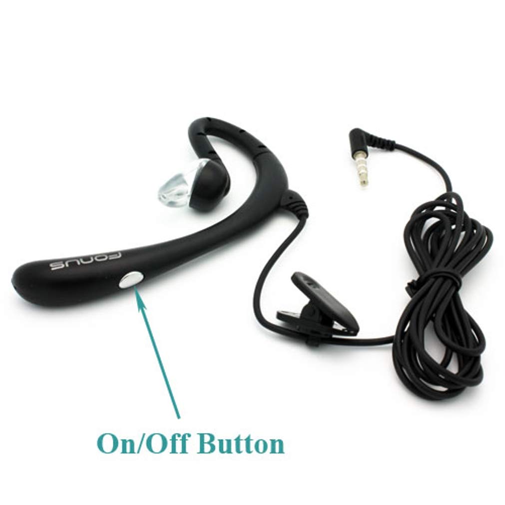 Earphone w Mic Wired Mono Headset for Galaxy A01 A10e A11 A21 A20 A50 A51 A71 - Headphone 3.5mm Single Earbud Hands-Free Compatible with Samsung Galaxy A71 5G A51 A50 A21 A20 A11 A10e A01