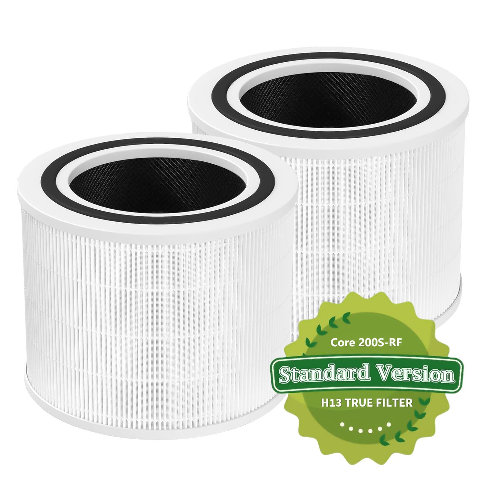 Mokchance Core 200S Replacement Filter for LEVOIT Air Purifier, 3-Stage Filters Replacement Activated Carbon Ture HEPA Air Purifier Filter Core 200S-P Fit for LEVOIT 200S, 2 Pack Core 200S-RF