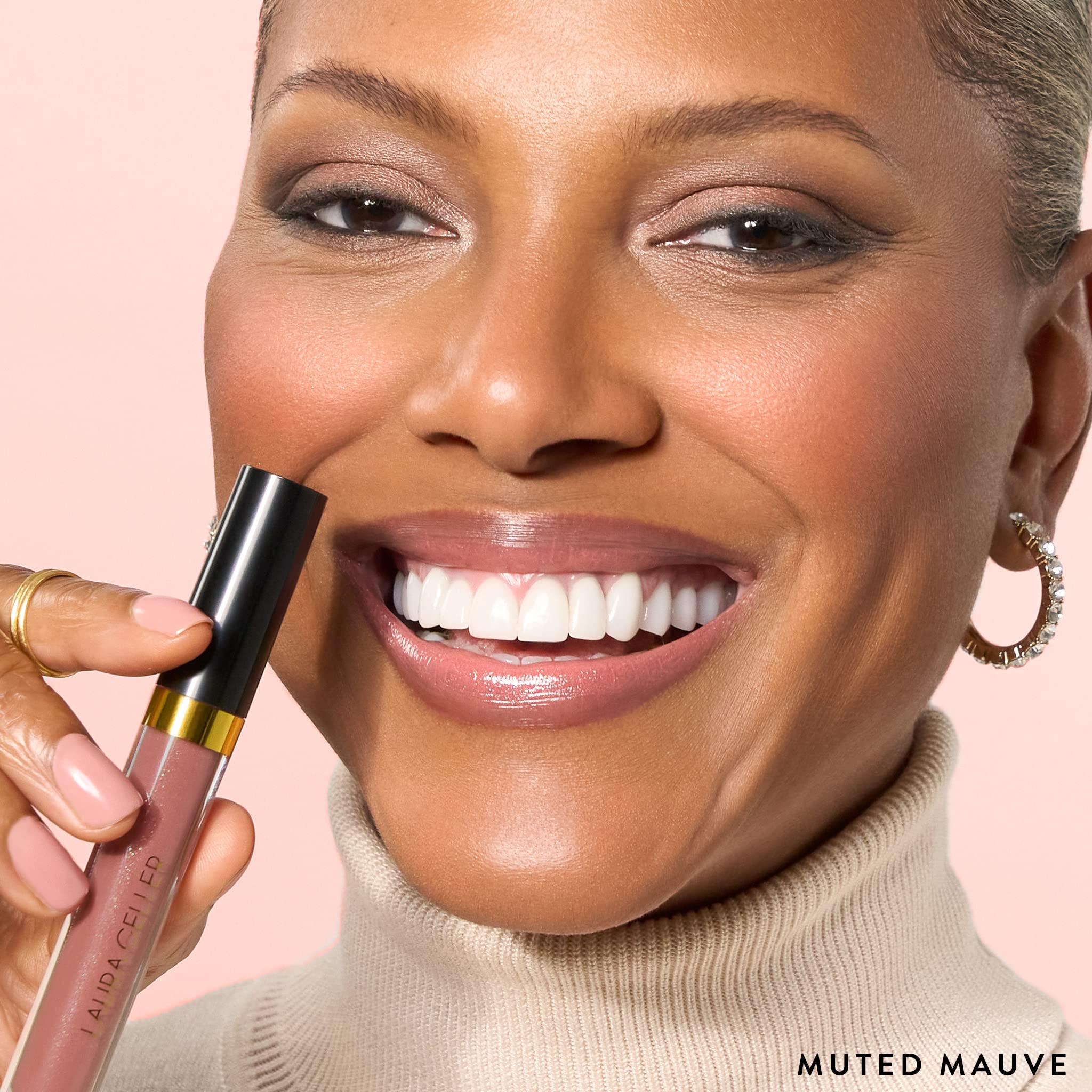 LAURA GELLER NEW YORK Modern Classic Lipstick, Luxurious Creamy Soft Moisturizing Lip Color, Rare Rose