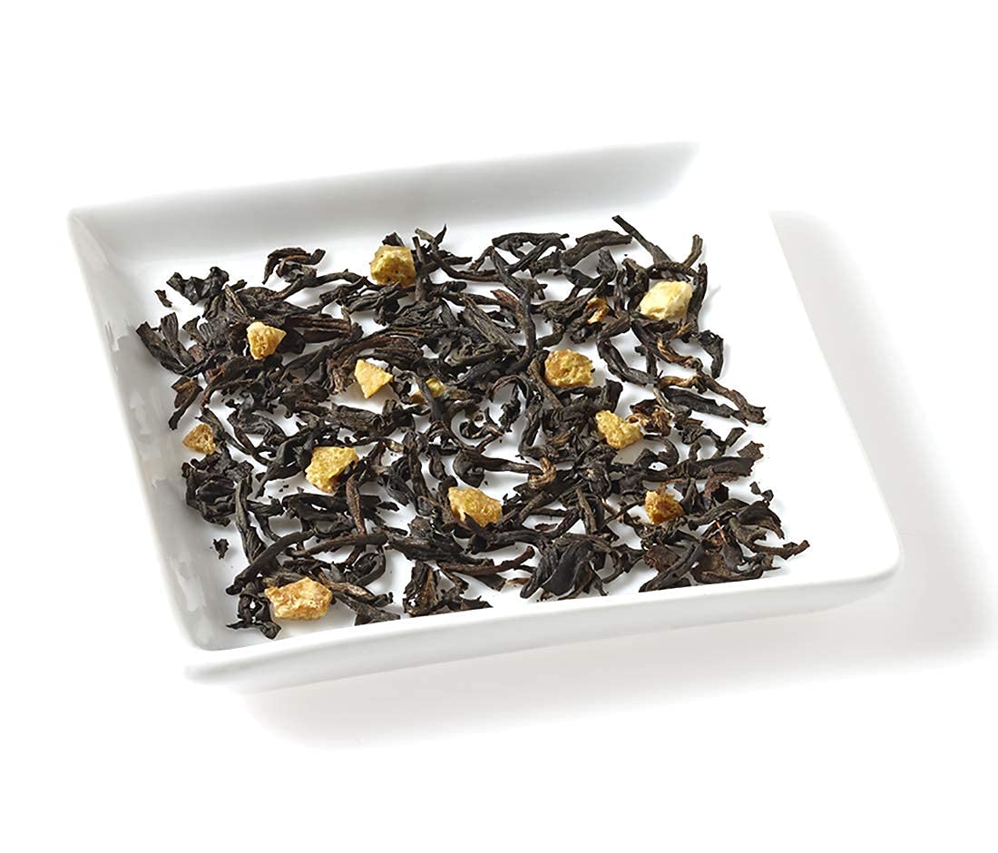 Golden Moon Tippy Earl Gray Tea - Organic Black Tea - Real Bergamot Peels & Extract - Loose Leaf, Non-GMO - Half Pound (96 Servings)