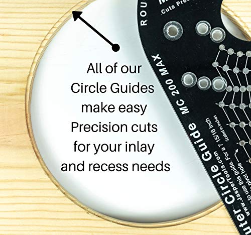 Jasper 280 Pro LTD ED Router Circle Cutter Jig 1.5 to 18.19-inch cutting with Centering Disc and Pivot Pins, Circle Guide Kit Fits Most Popular Compact Plunge Routers