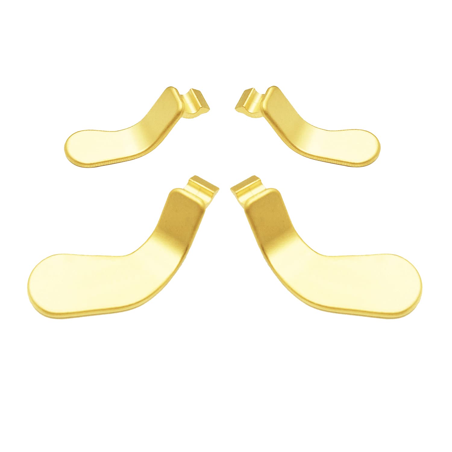 Elite Controller Paddles,Metal Stainless Steel Replacement Parts for Xbox One Elite Controller Series 2 Model 1797 - 4 PCS (Golden)