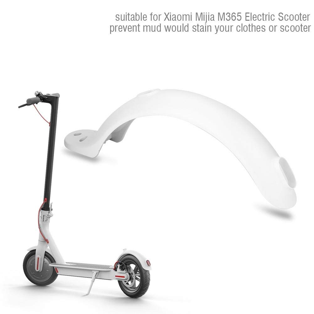 Electric Scooter Rear Mudguard Scooters Mud Guard s Accessory for Xiaomi Mijia M365 Electric Scooter(White) Electric Scooter Rear 365 Parts