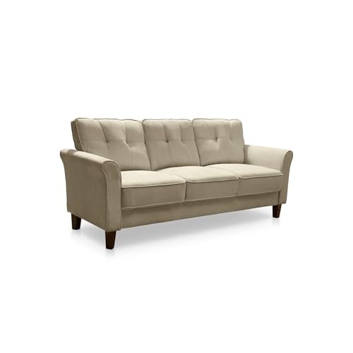 SILKIR Couches for Living Room,78 Inches Comfy Sofa Sofa for Living Room 3 Person Couch for Living Room,Office,and Apartment,Beige