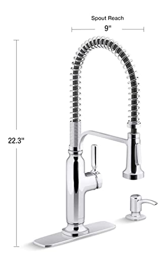 Kohler Ealing Polished Chrome High-arc Kitchen Faucet