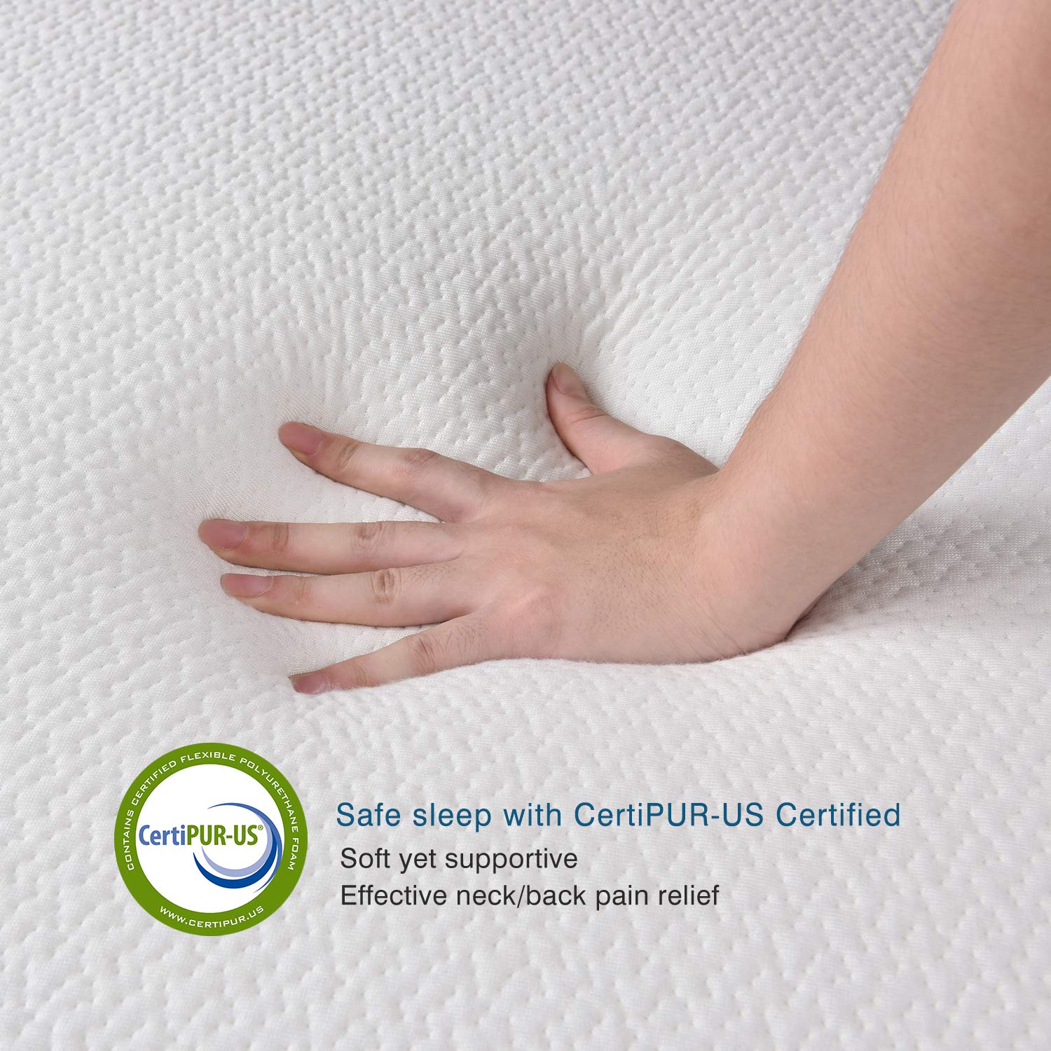 Sweetnight Full Size Mattress-10 Inch Gel Memory Foam Mattresses for Back Pain Relief/Motion Isolation & Comfy Sleep, Flippable Comfort from Soft to Medium Firm, Sunkiss