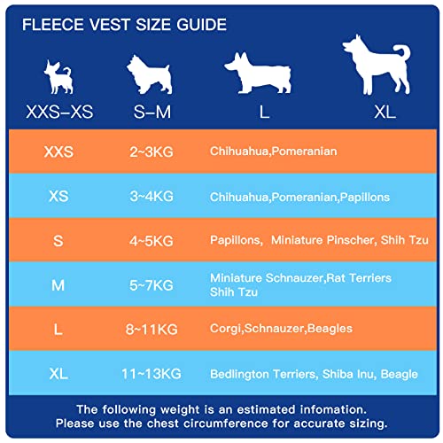 Kigai Blue Leopard Dog Coat Fleece Warm Windproof Pet Clothes for Snow Cold Weather, Soft Cozy Breathable Dog Winter Jacket for Small Medium Large Dogs with Leash Hole Pet Coat(XXS - XL)