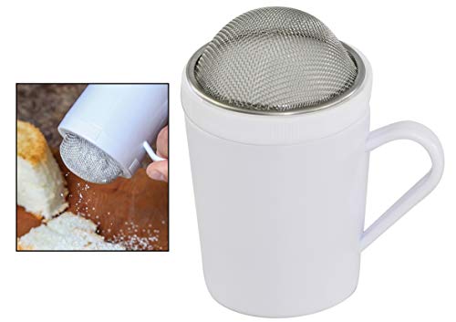 HOME-X Powdered Sugar Shaker, Sifter for Confectionerβs Sugar, Baking Supplies
