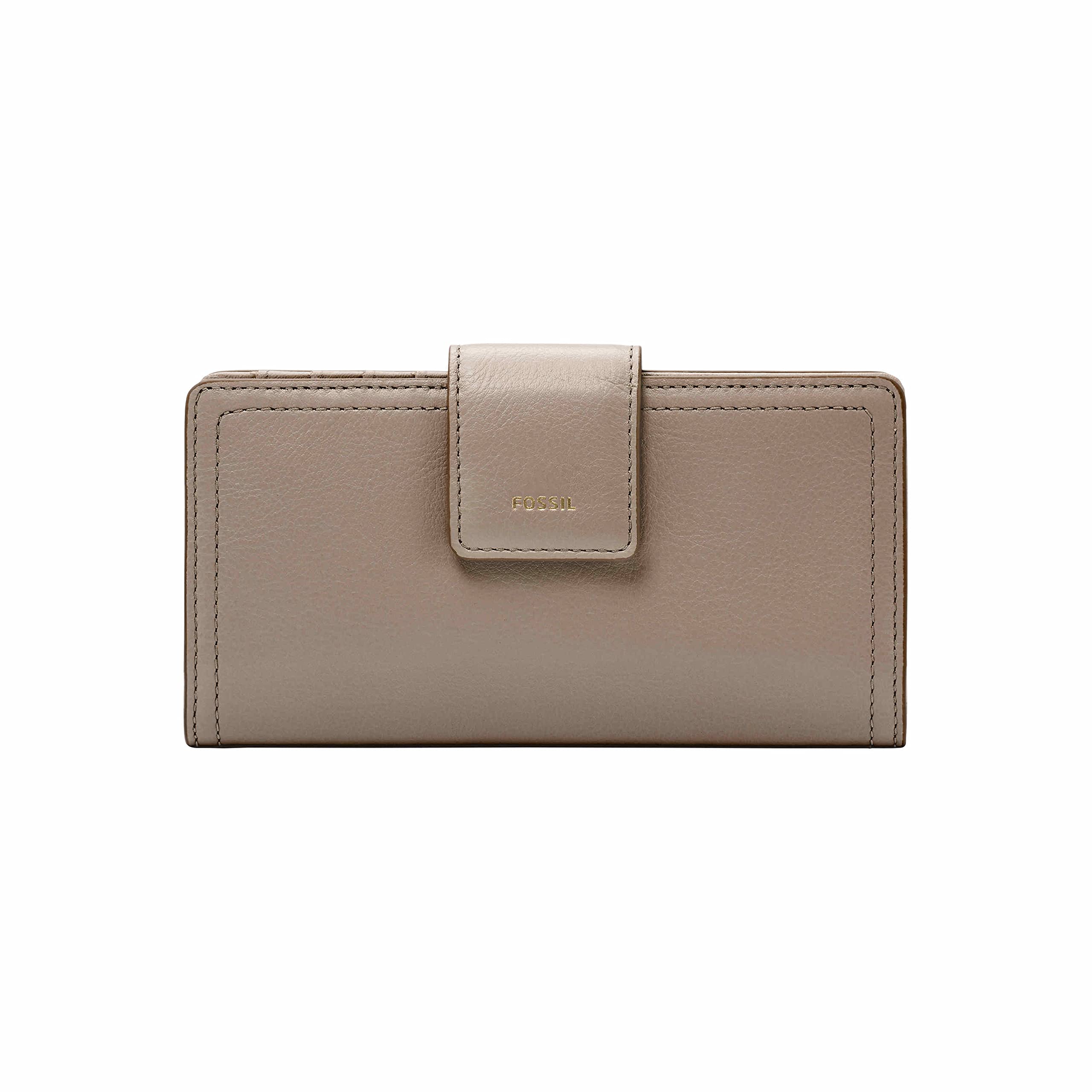 Fossil Women's Logan Leather RFID-Blocking Tab Clutch Wallet
