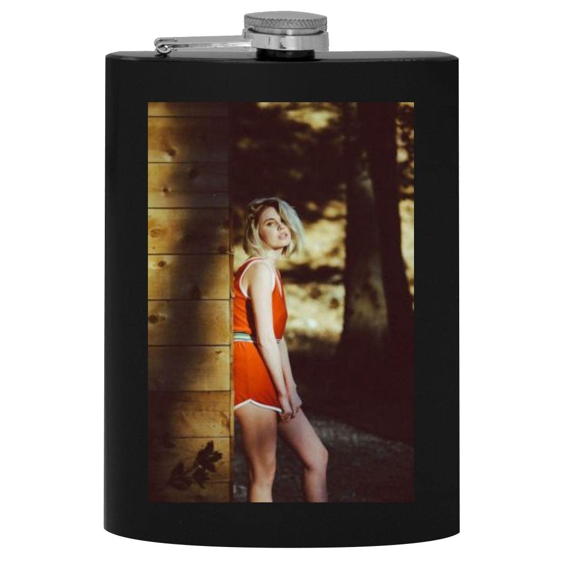 FC Carino B35Y22D63W0403427M07T32C02S27-8oz Black Hip Alcohol Drinking Flask PDI #PIDP403427