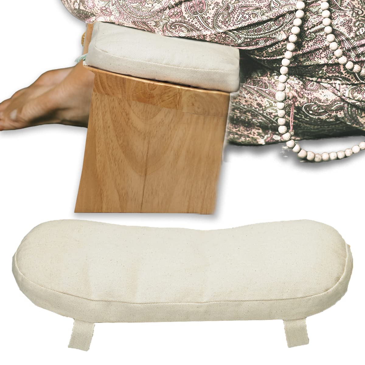 Gaiam Meditation Cushion Pillows, Comfortable Pillow for Meditation Bench, Yoga, Floor Seating