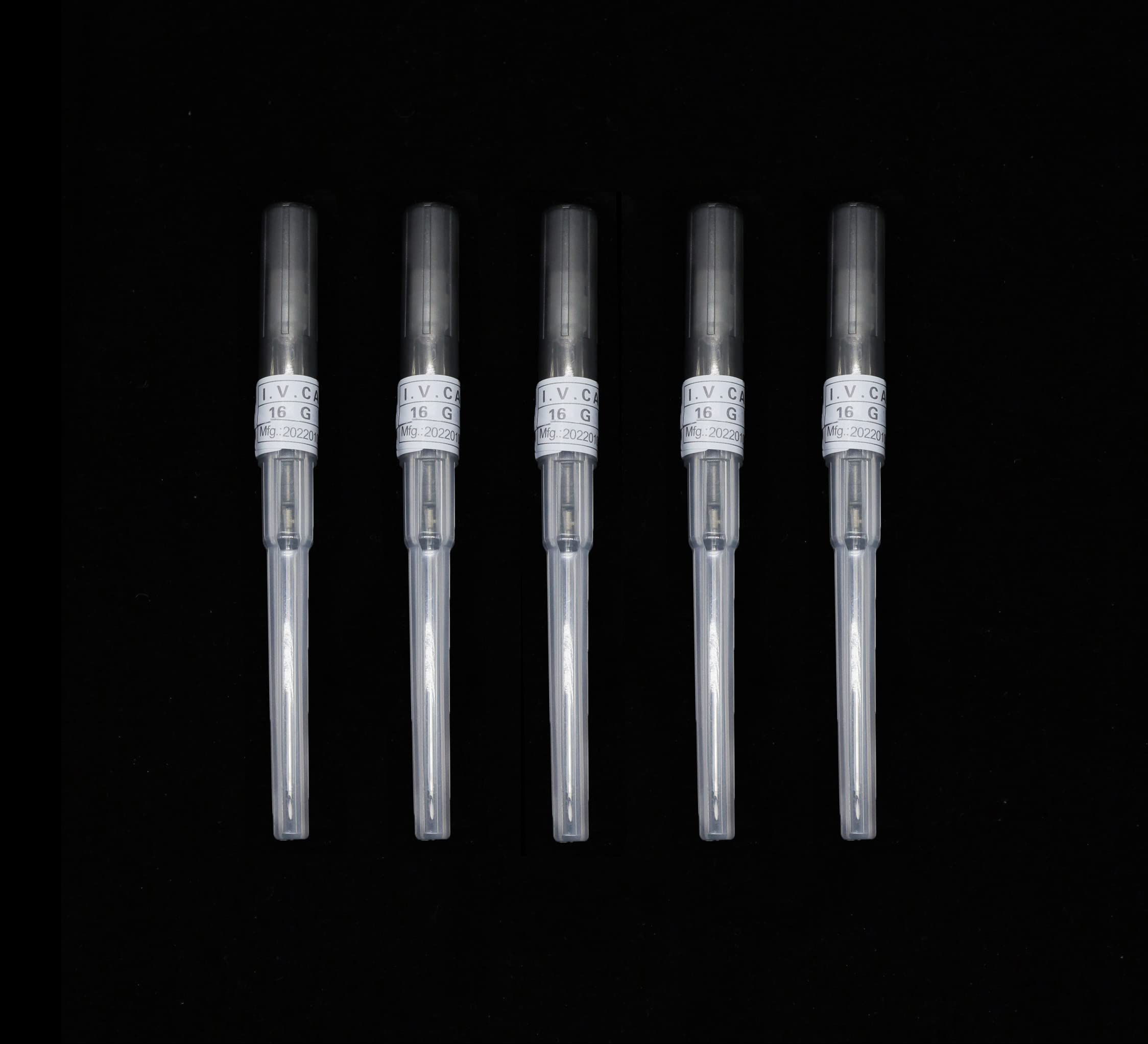 HuoHuo 5PCS 16G Tattoo Piercing Needles,316L Stainless Steel Piercin Needles is Used for Ears,Navel,Lips,Nose and Other Parts Piercing Tools (16G)