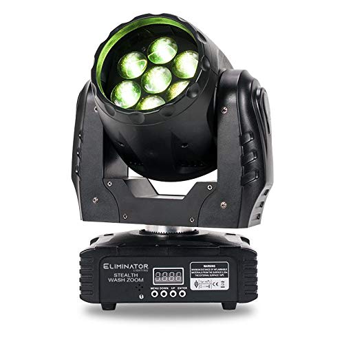 Eliminator Lighting ADJ - 7 X 12W LED Wash Zoom With Wired Digital communication Network (Stealth Wash Zoom)