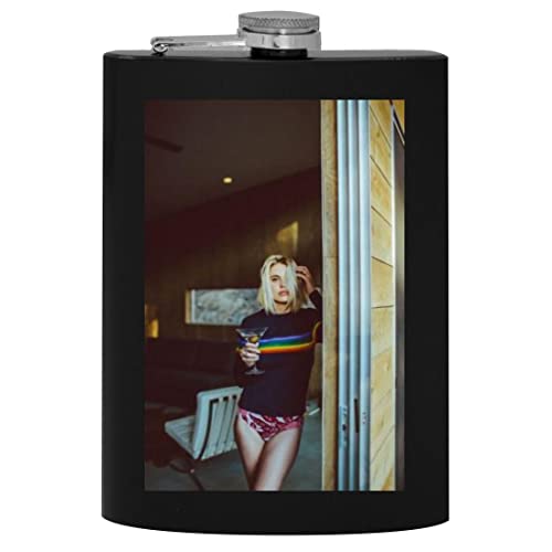 FC Carino B35Y22D63W0403429M07T32C02S27-8oz Black Hip Alcohol Drinking Flask PDI #PIDP403429